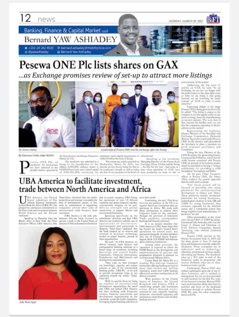 Founder – Pesewa ONE